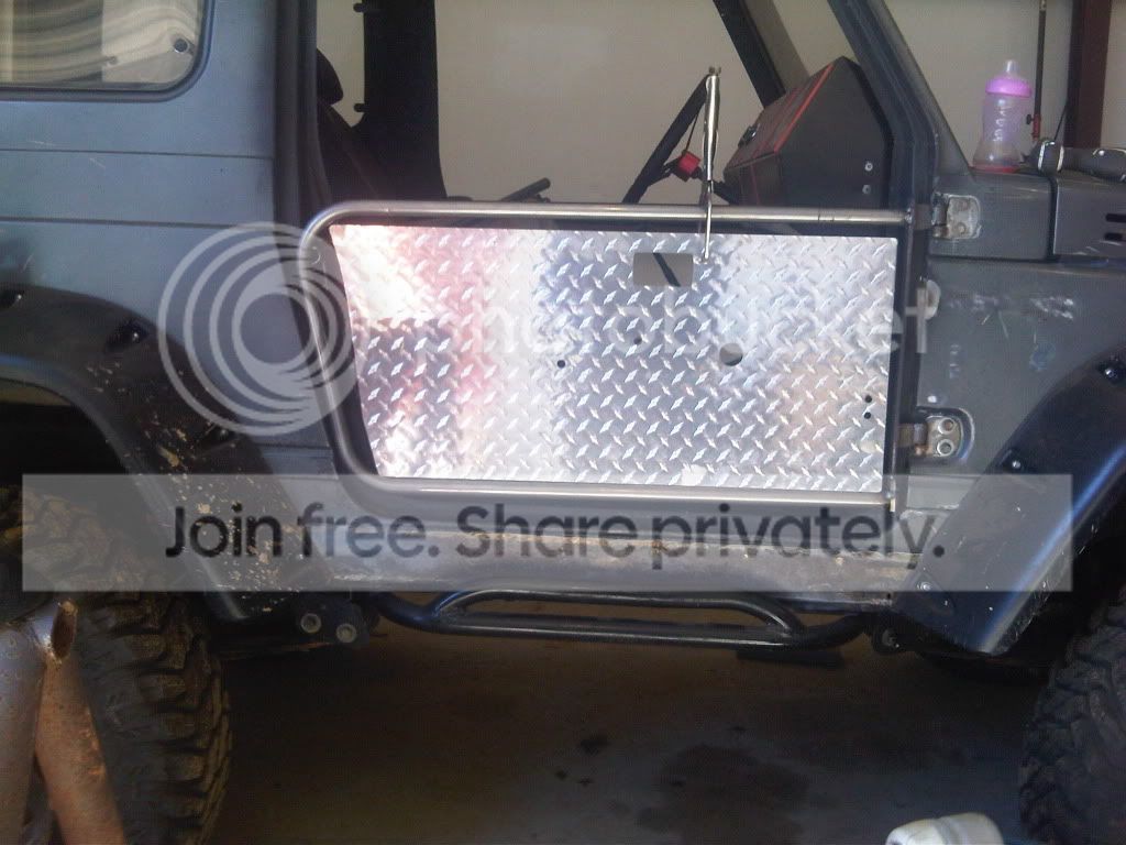 samurai tube doors and alum diamond plate door panels | Pirate 4x4